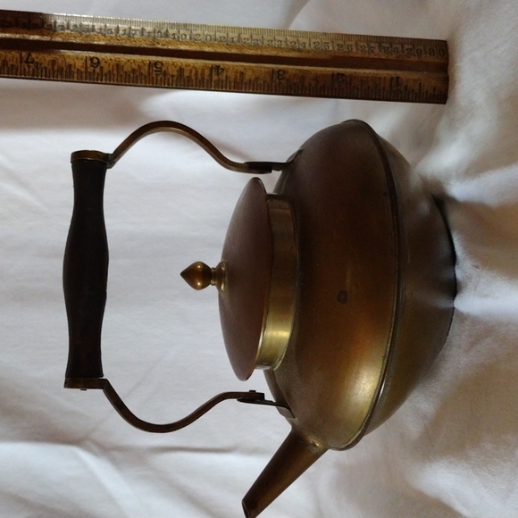 Kitchen | Vintage 194s 50s Chinese Brass Tea Pot | Poshmark